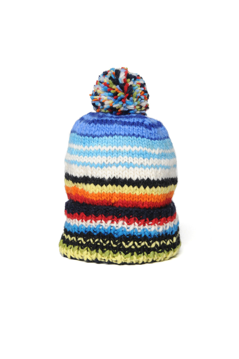 Double Cuff Cap Serape #2 - Navy – CHAMULA