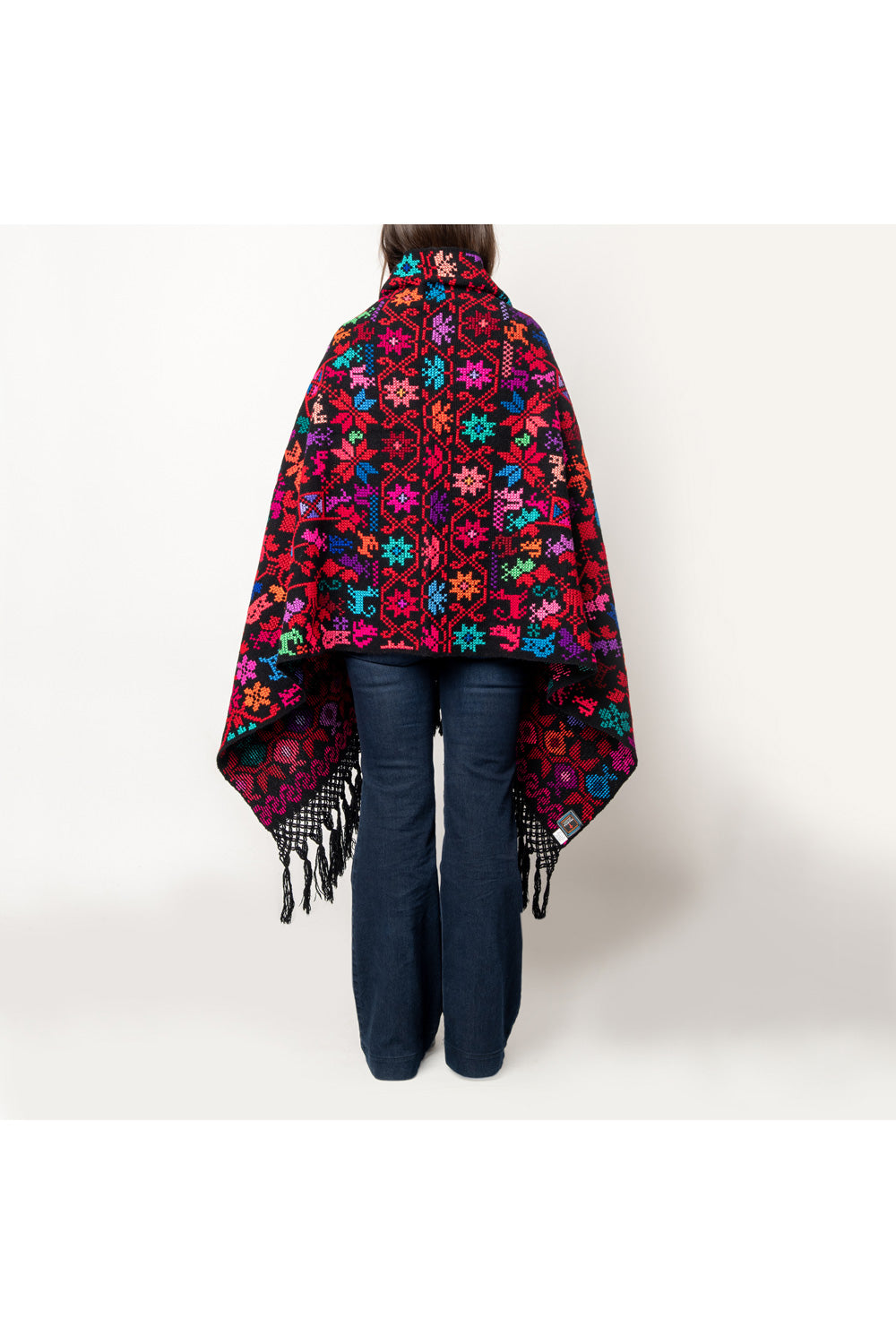 Embroidery Shawl - Arbol De La Vida (Tree of Life) B – CHAMULA